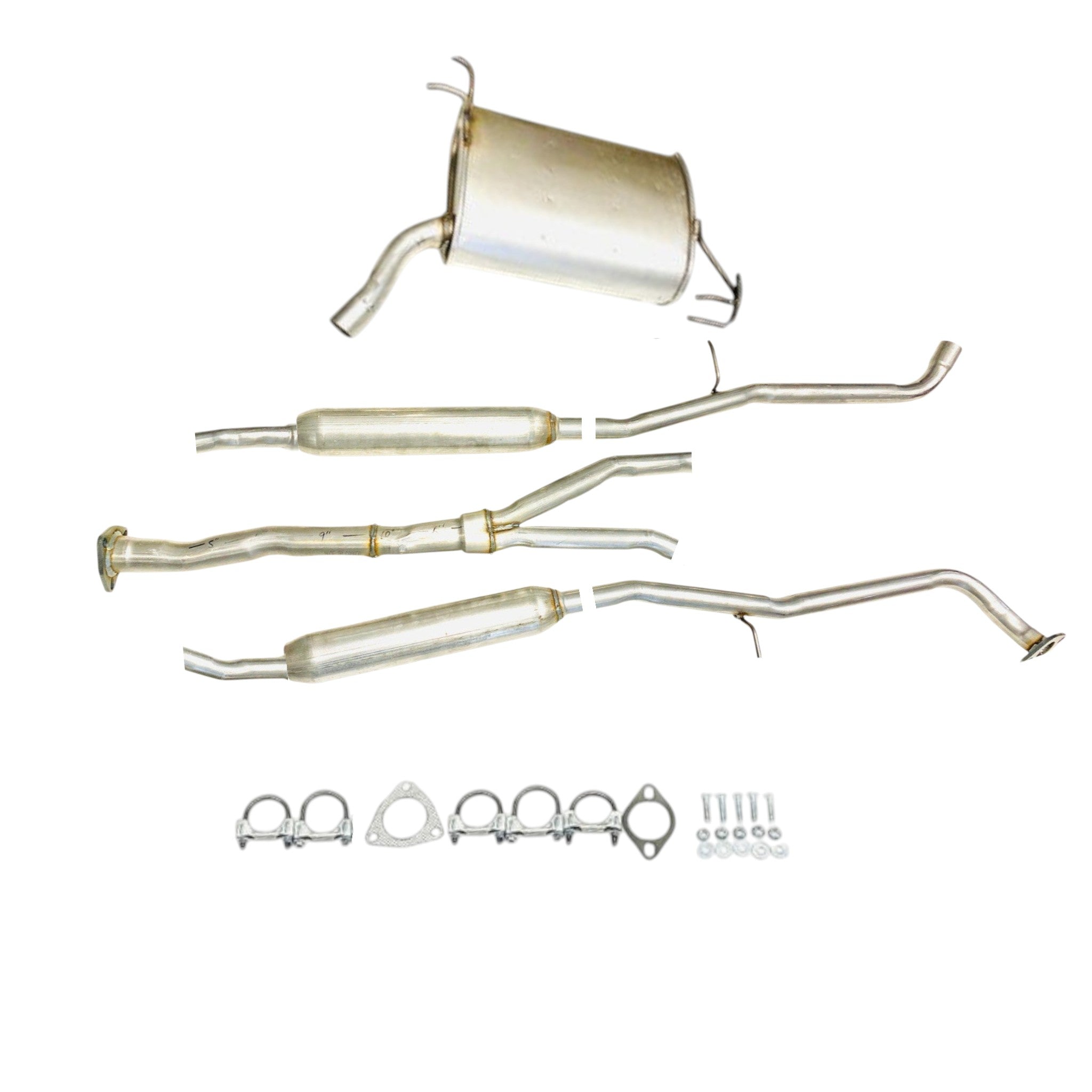 Honda Crosstour 3.5L (2012) (AWD) Y-Pipe, Resonators With Right Side M ...