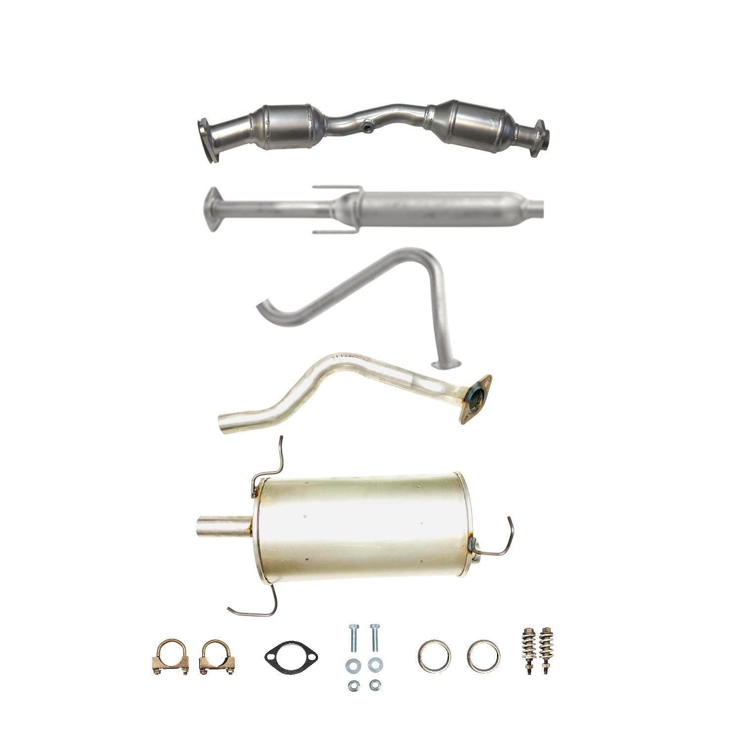 Nissan Sentra 2.0L (2007-2012) Catalytic Converter, Resonator & Muffle ...